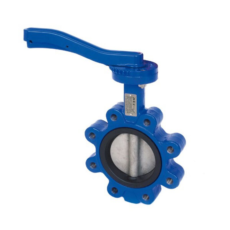 2 1/2" Ductile Iron Lugged & Tapped Butterfly Valve (WRAS) - Brymec