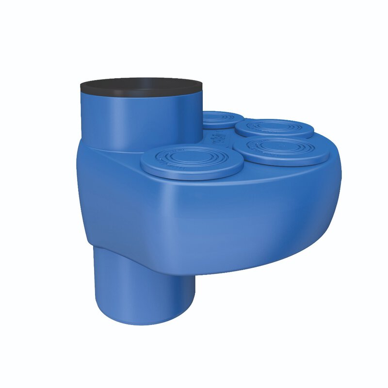 110mm Triplus dB12 Manifold c/w 4x32/40/50/56mm waste adaptors - Brymec